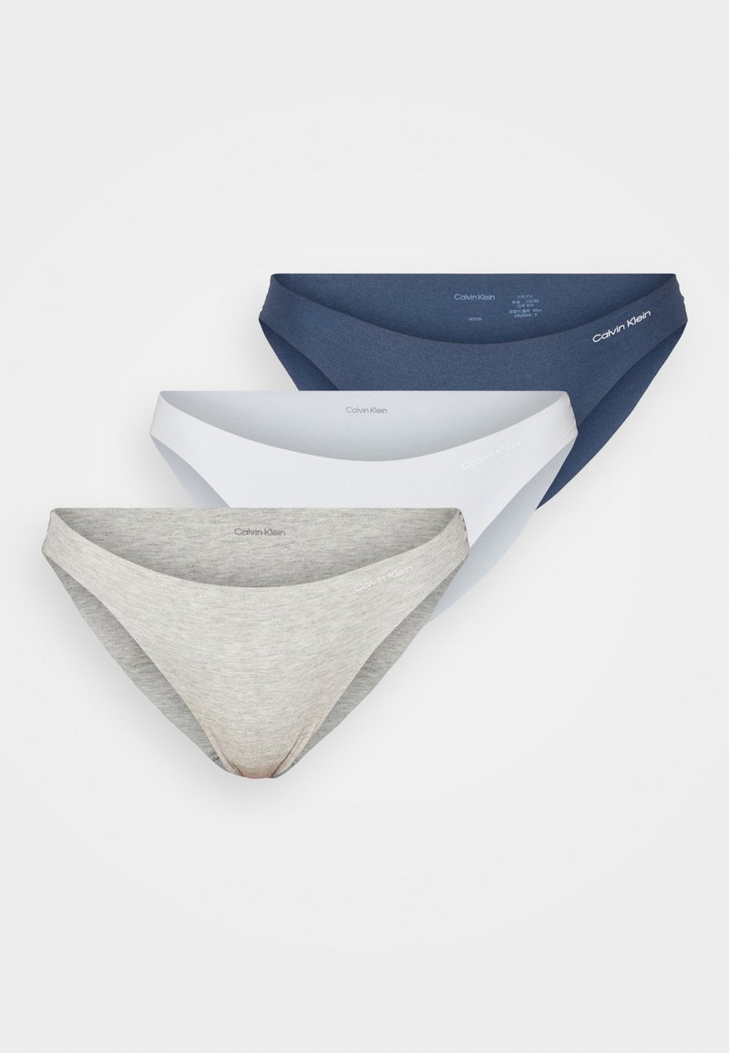 Calvin Klein Underwear BIKINI 3 PACK INVISIBLES COTTON - Briefs - plein ...