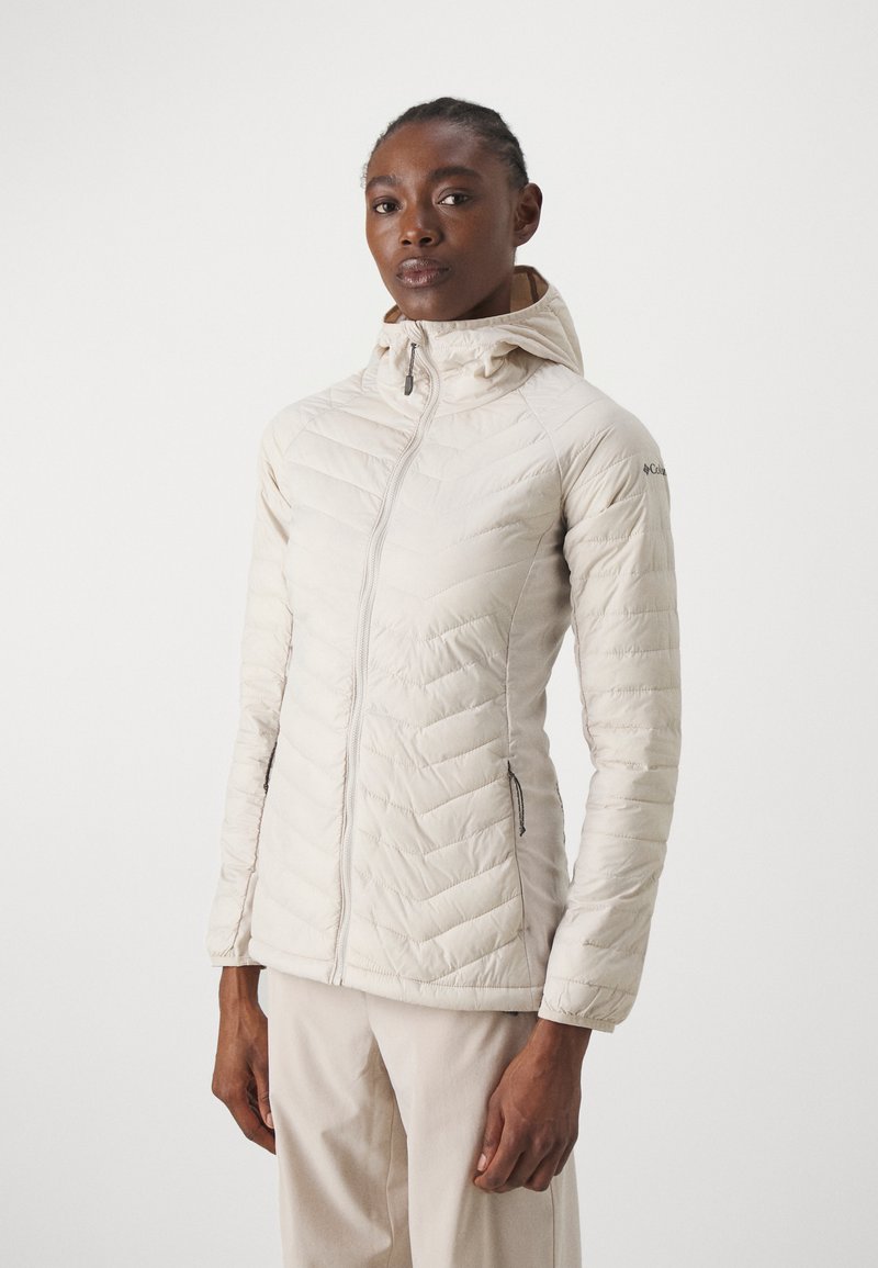 Columbia POWDER LITE LIGHT HOODED JACKET - Outdoor jacket - dark stone ...