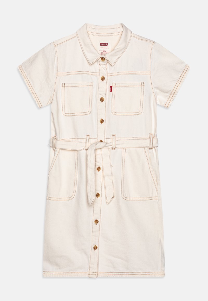 Levi's® UTILITY DRESS - Dongerikjole - natural/offwhite - Zalando.no