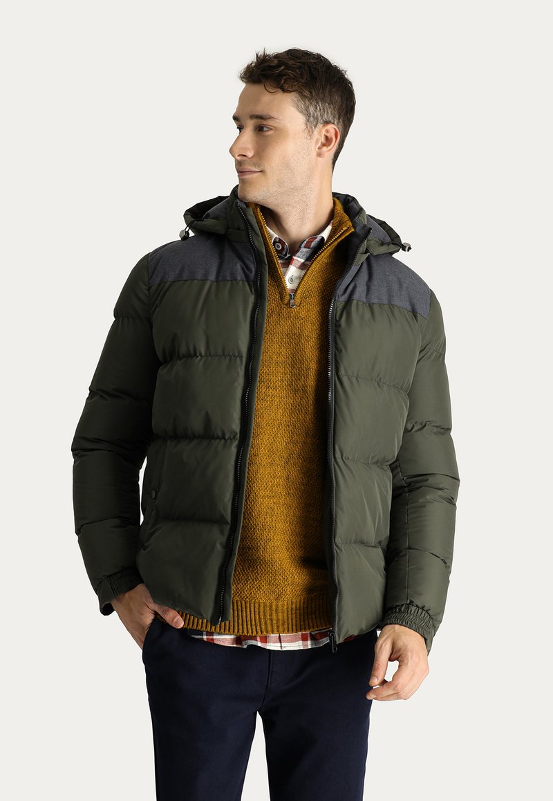 Kigili SLIM FIT - Winterjacke - medium khaki/khaki - Zalando