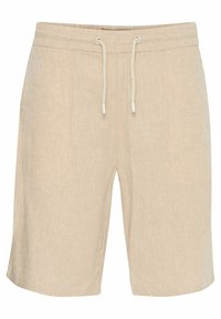Blend MORGAN - Tracksuit bottoms - bleached sand/mottled beige ...