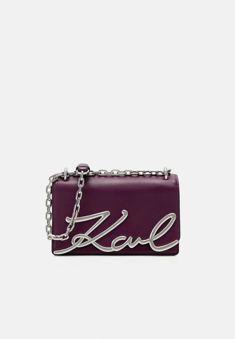 KARL LAGERFELD SIGNATURE SHOULDERBAG - Skuldertasker - bouganville ...