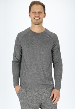 X-Trail TRAINING - T-shirts basic - charcoal melange/mørkegråmeleret ...