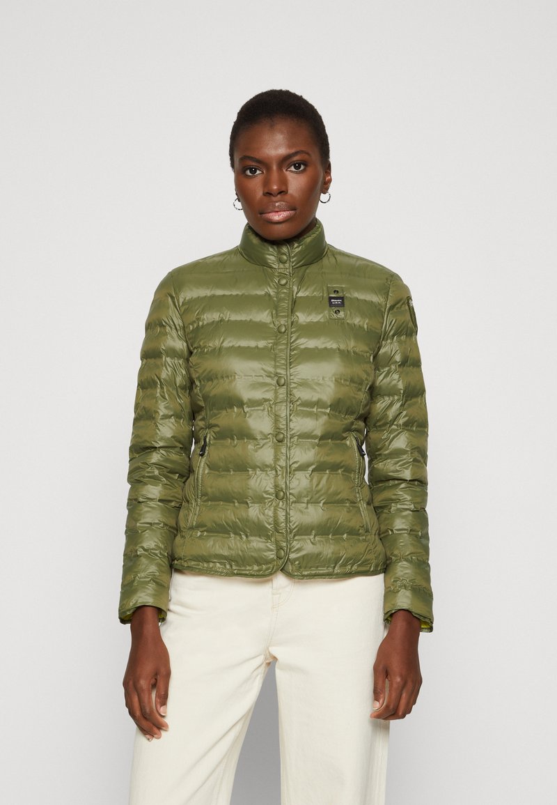 Blauer HIGH NECK JACKET - Chaqueta de entretiempo - khaki/caqui ...