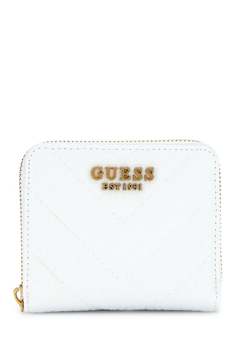 Guess JANIA SMALL ZIP AROUND - Geldbörse - weiß - Zalando.ch