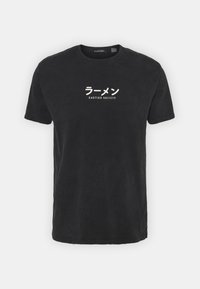 Kaotiko WASHED RAMEN - Tricou cu imprimeu - black/negru - Zalando.ro