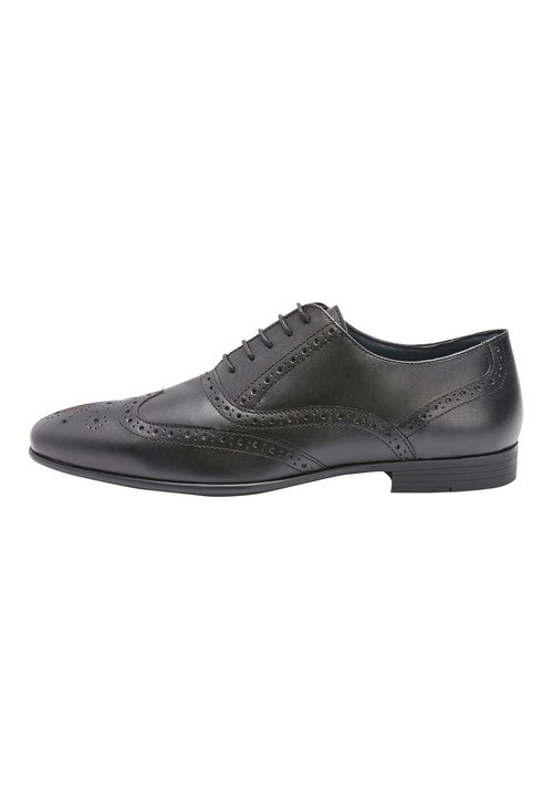 Clarks HOWARD WING - Nauhakengät - black/musta - Zalando.fi