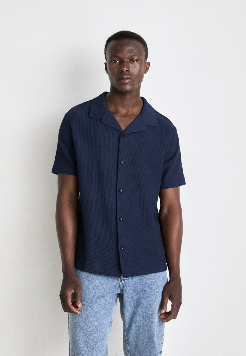 BOSS POWELL - Camisa - dark blue/azul marino - Zalando.es