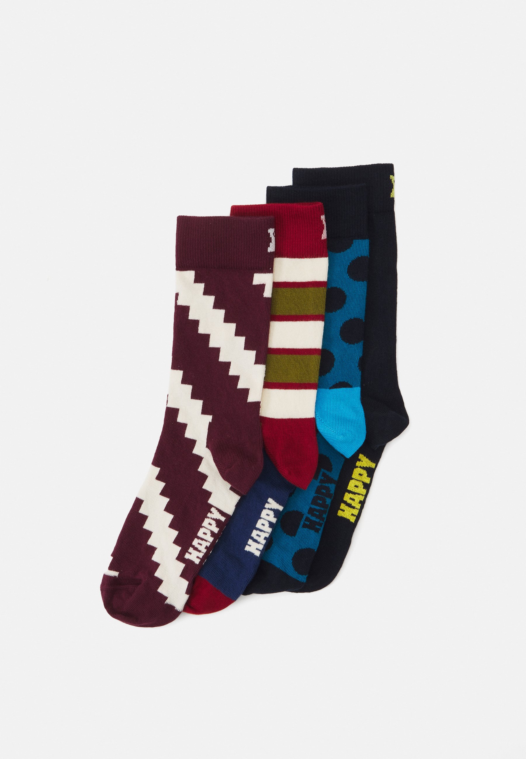 Happy Socks NEW VINTAGE GIFT SET UNISEX 4 PACK Chaussettes navy bleu ZALANDO.FR