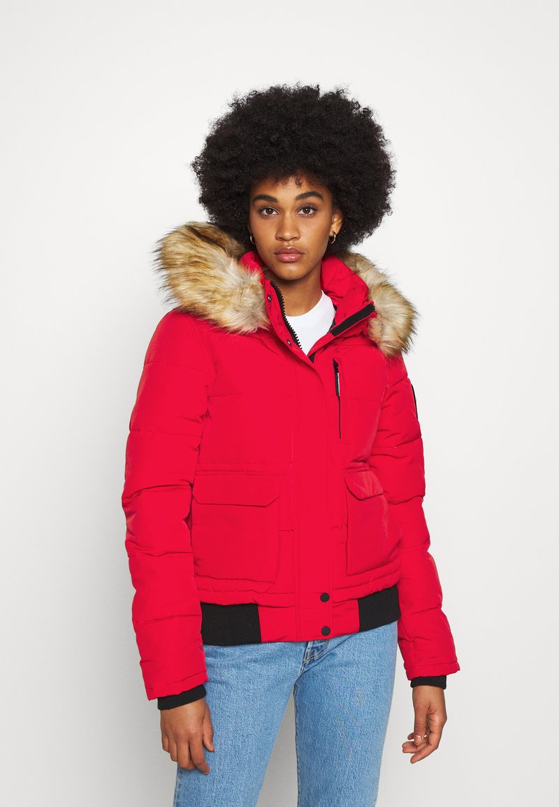 Superdry EVEREST - Winter jacket - high risk red/red - Zalando.co.uk