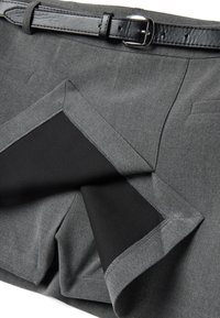 B.ANGEL REGULAR FIT WITH BELT - Gonna a campana - ash grey/grigio ...