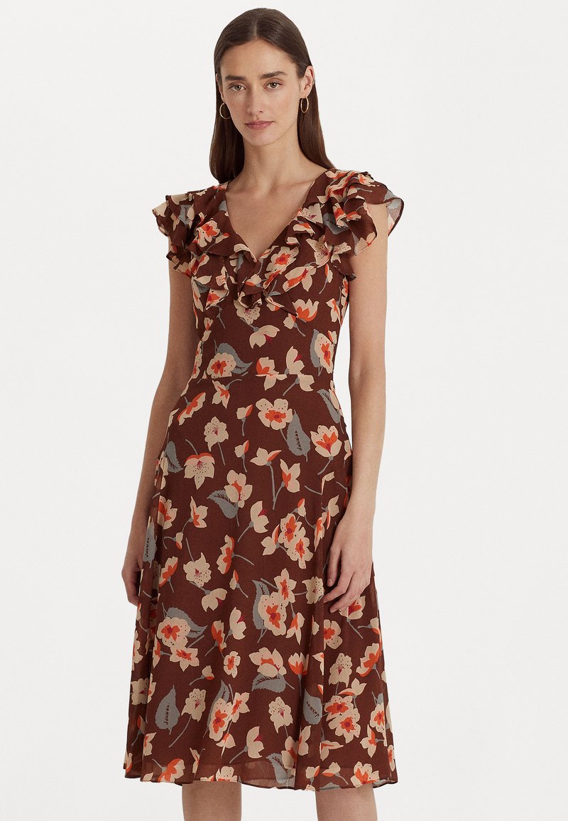 Lauren Ralph Lauren SHERILY SHORT SLEEVE DAY DRESS - Robe de jour ...