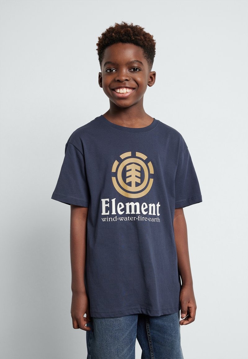 Element VERTICAL TEES - T-Shirt print - eclipse navy/dunkelblau ...
