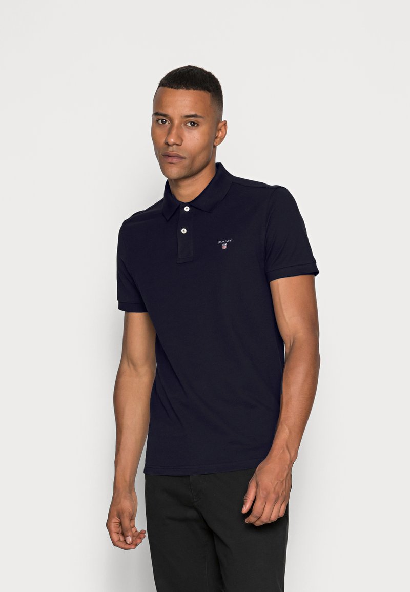 GANT ORIGINAL RUGGER - Polotričko - evening blue/tmavě modrá - Zalando.cz