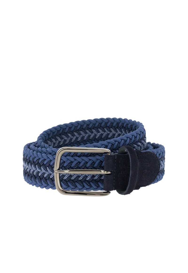 Boggi Milano Cinturón trenzado - navy blue/azul marino - Zalando.es