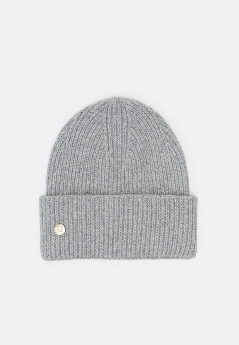 Tommy Hilfiger ELEVATED BEANIE - Muts - light grey heather/grijs - Zalando.be