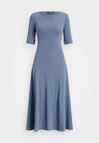 Lauren Ralph Lauren Petite MUNZIE ELBOW SLEEVE DAY DRESS - Jerseykleid - pale azure/hellblau ...