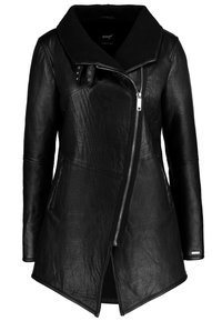 Maze CORNING - Leather jacket - black - Zalando