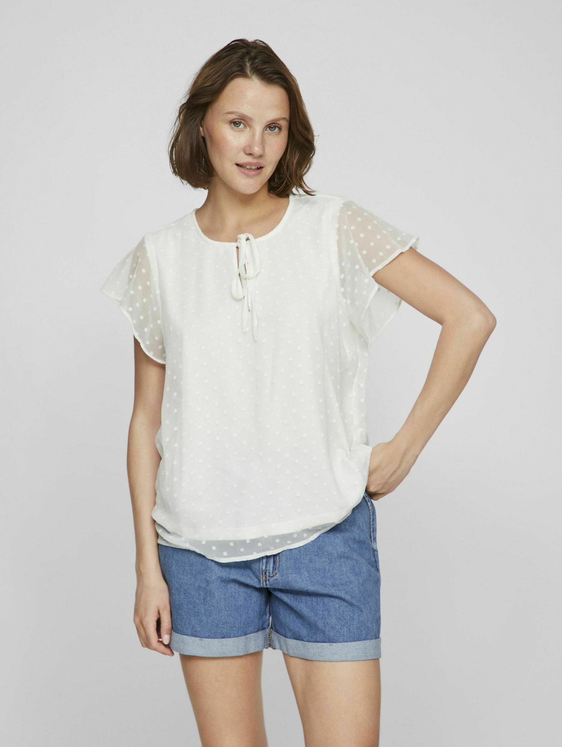 Vila White Blouse