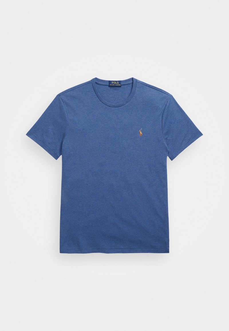 Polo Ralph Lauren CUSTOM SLIM FIT SOFT COTTON T-SHIRT - T-Shirt basic - fog blue heather/blau ...