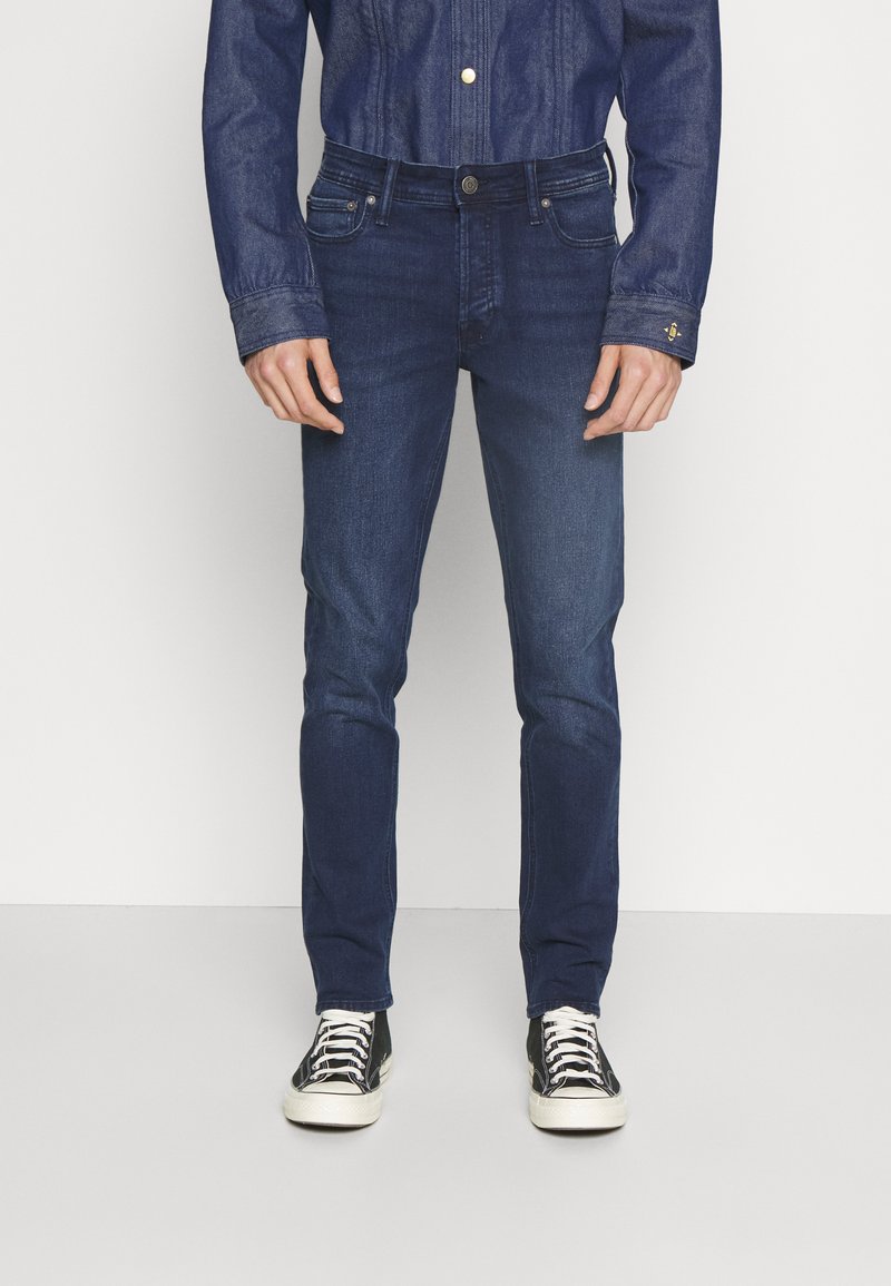 Jack & Jones JJIGLENN JJORIGINAL - Slim fit jeans - blue denim/dark ...