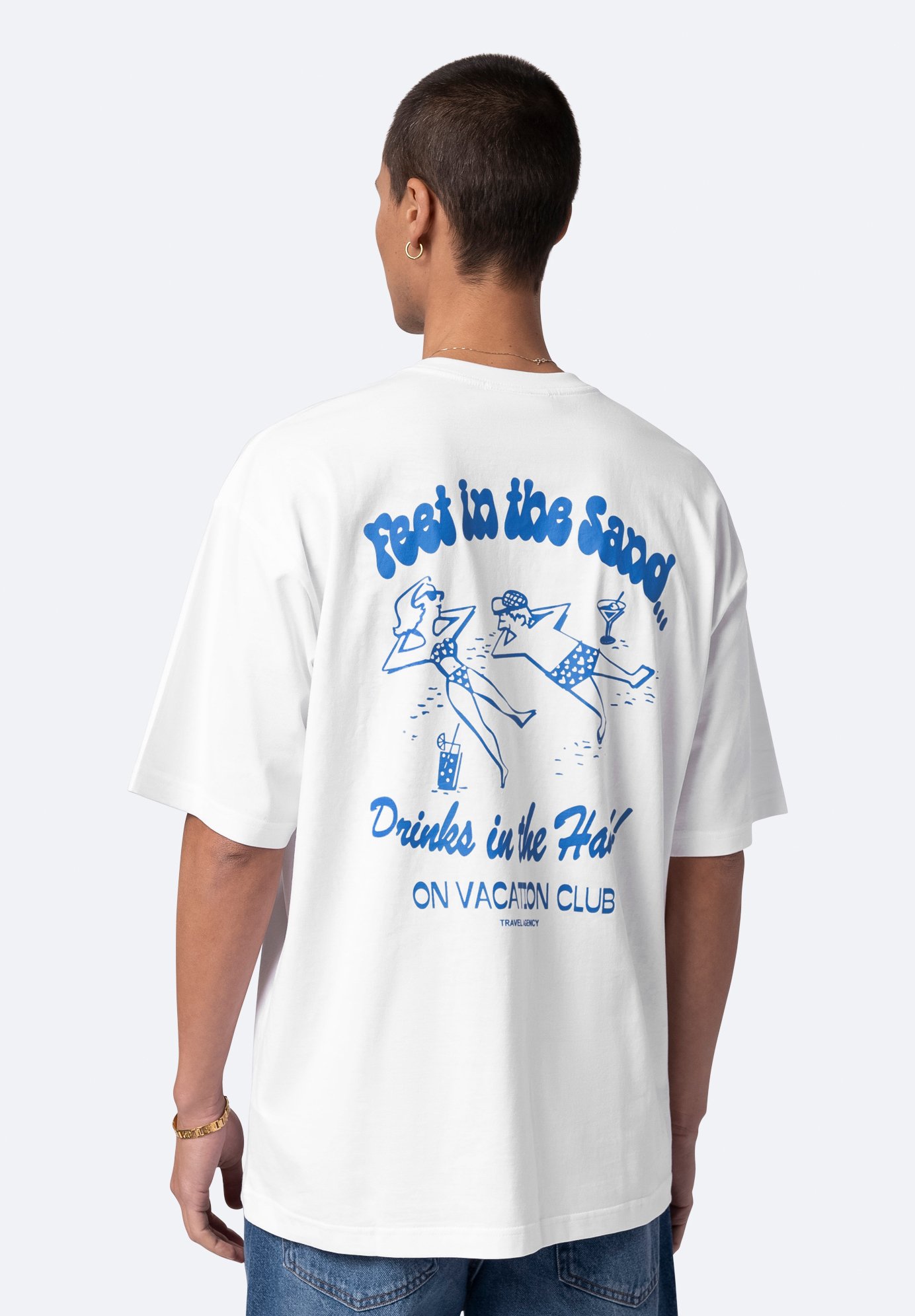On Vacation BEACH DAY UNISEX T Shirt print white weiB Zalando