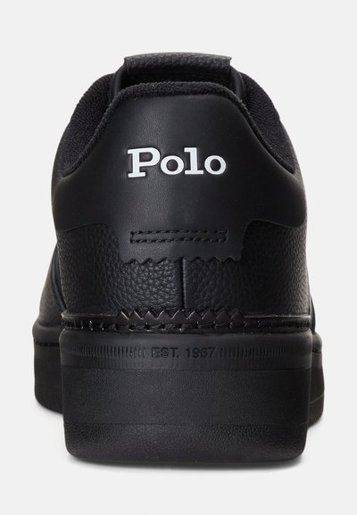 Polo Ralph Lauren MASTERS COURT LEATHER TRAINER - Sneaker low - black ...