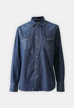 Replay Button-down blouse - medium blue/blue denim - Zalando.co.uk