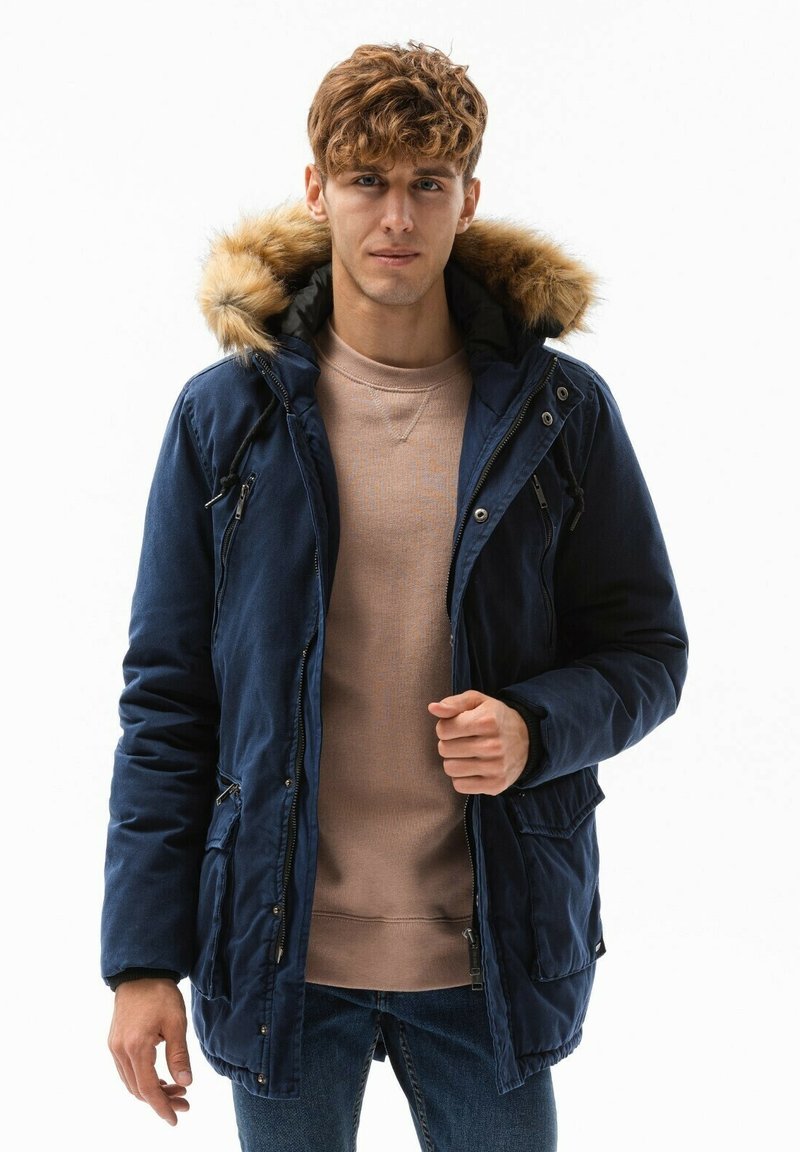 Ombre Parka - blue/granatowy - Zalando.pl
