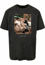 ABSOLUTE CULT FRIENDS HUG AND ROLL - T-Shirt print - black/schwarz ...