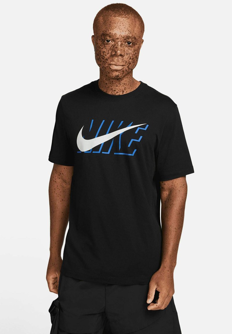 Nike Sportswear M NSW BLOCK - Triko s potiskem - black/černá - Zalando.cz