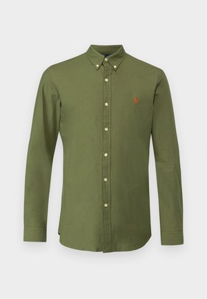 Polo Ralph Lauren SLIM FIT GARMENT-DYED OXFORD SHIRT - Skjorte - sage green/khaki - Zalando.no