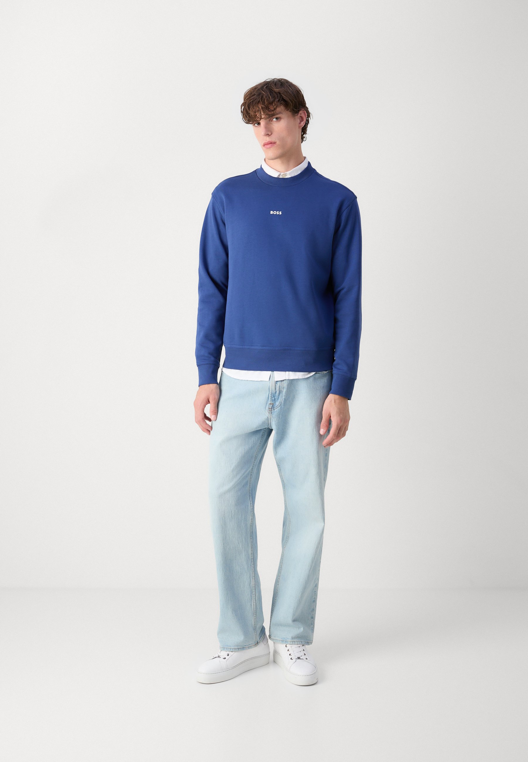 BOSS Sweatshirt open blue bleu ZALANDO.FR