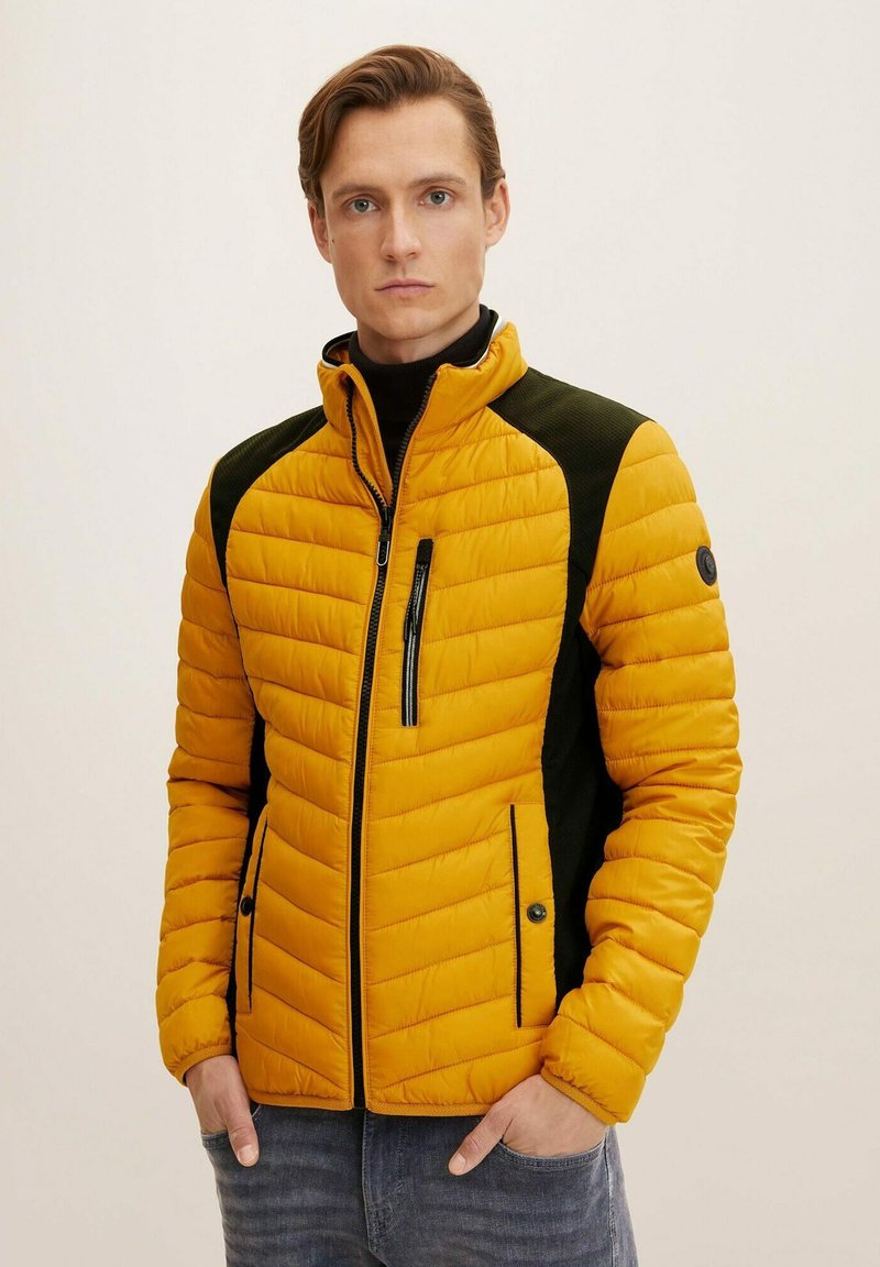 TOM TAILOR HYBRID - Übergangsjacke - flame brown/braun - Zalando.de