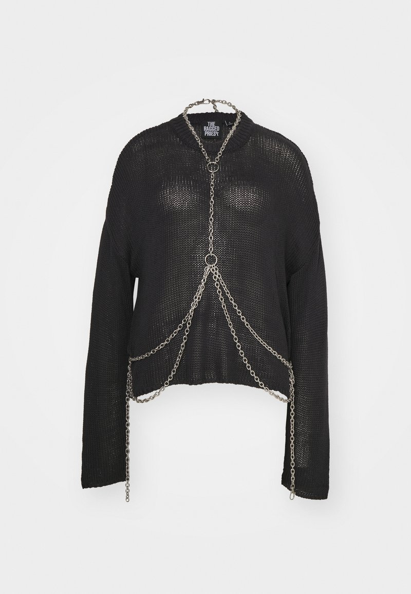 The Ragged Priest WASHOUT CHAIN HARNESS - Jumper - washed black/black ...