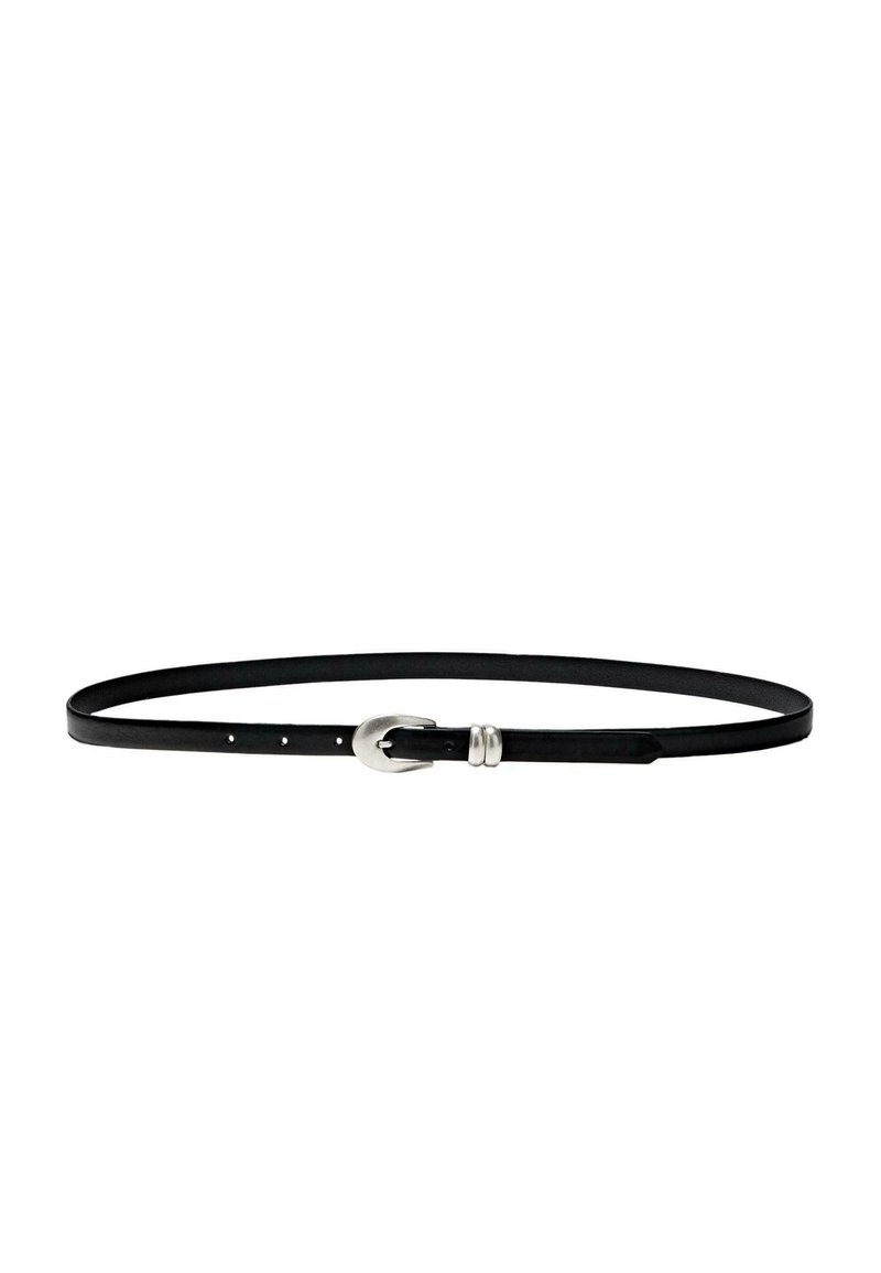 Massimo Dutti WITH OVAL BUCKLE - Bælter - black/sort - Zalando.dk