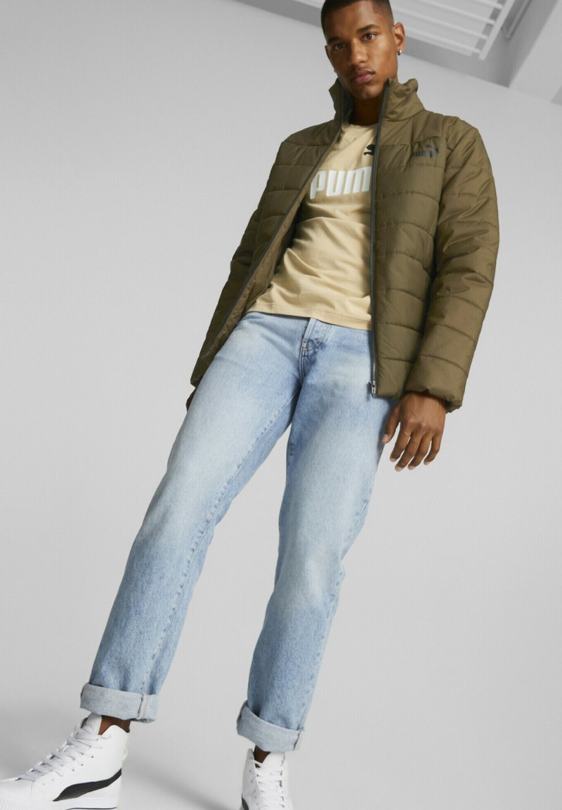 Puma PADDED JACKET - Outdoorjacke - deep olive/oliv-meliert - Zalando.ch