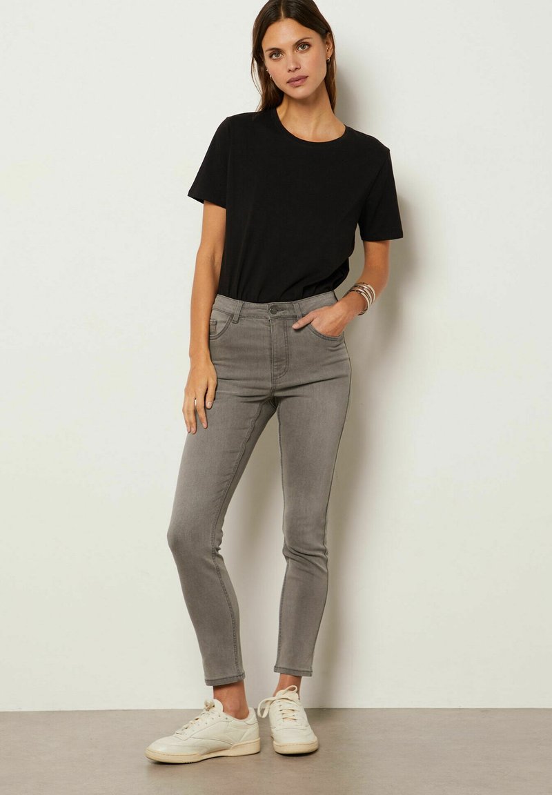Etam DANO - Vaqueros slim fit - Grey denim/denim gris - Zalando.es