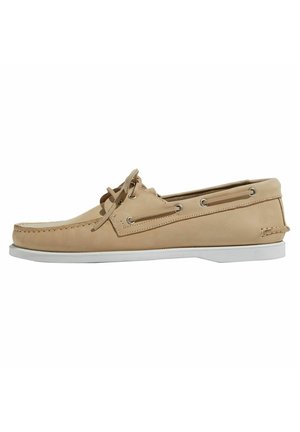 Derimod SUEDE BOAT SHOES - Chaussures bateau - beige - ZALANDO.FR