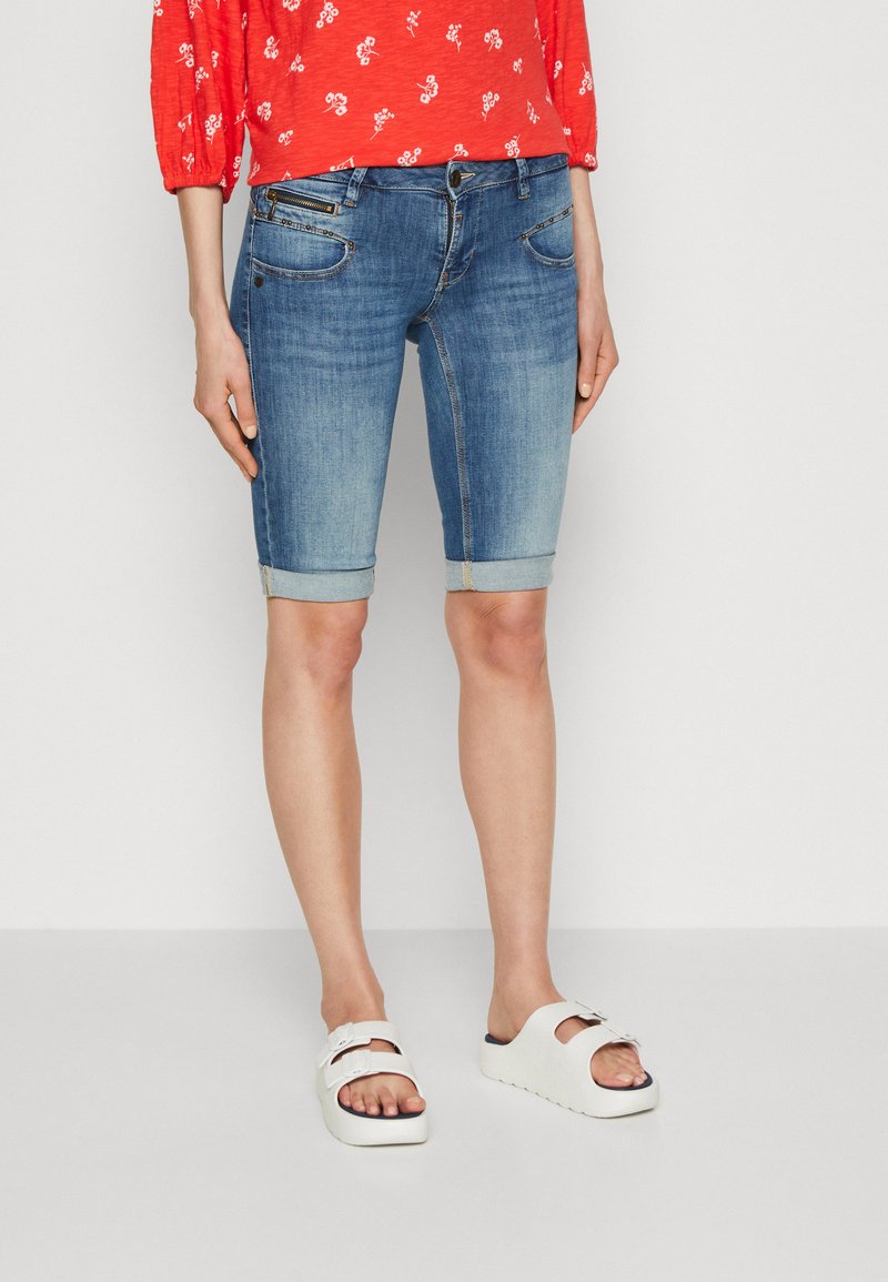 Freeman T. Porter BELIXA - Jeans Shorts - pacific/blue denim - Zalando.ch