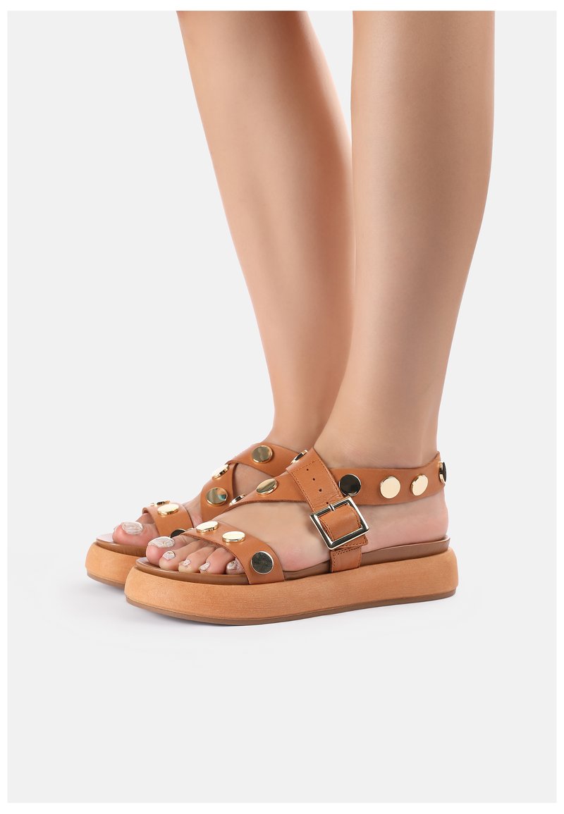 Inuovo Sandály Na Platformě Coconut Ccn Okrová Zalando Cz