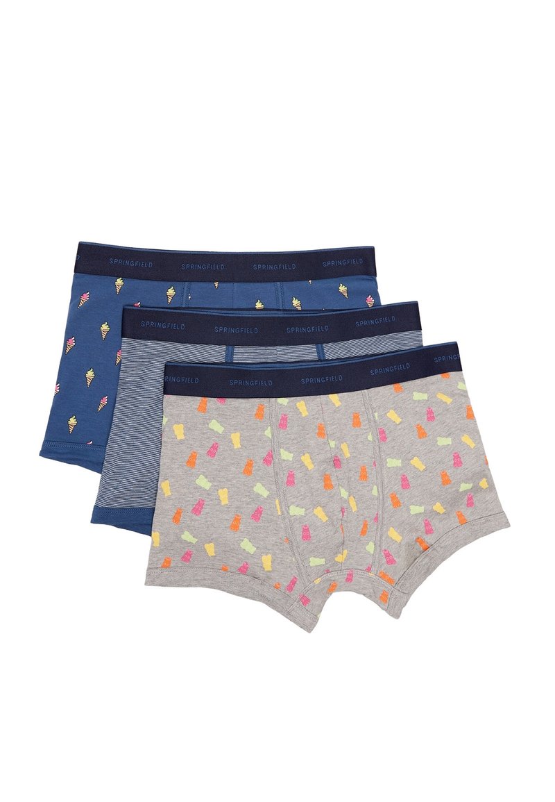 Springfield 3PACK - Boxers - blue/bleu - ZALANDO.FR
