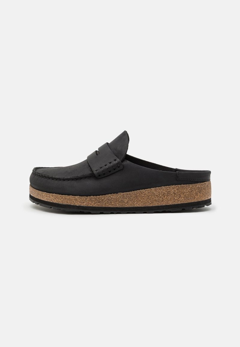 Birkenstock NAPLES REGULAR - Clogs - black/svart - Zalando.se