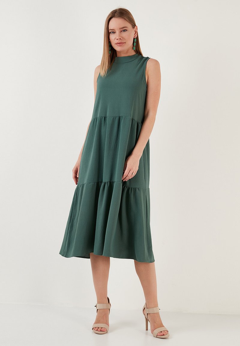 LELA REGULAR FIT - Day dress - emerald green/green - Zalando.ie
