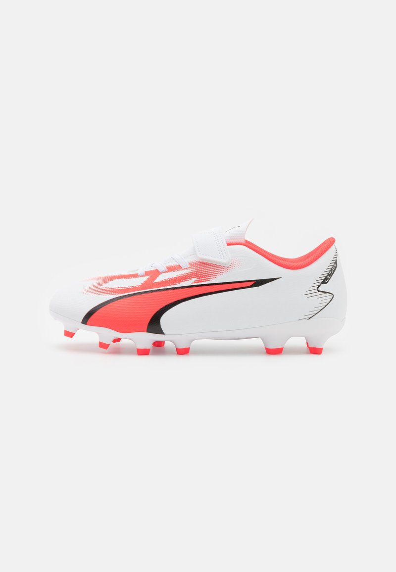 Puma ULTRA PLAY FG/AG JR UNISEX - Moulded stud football boots - white ...