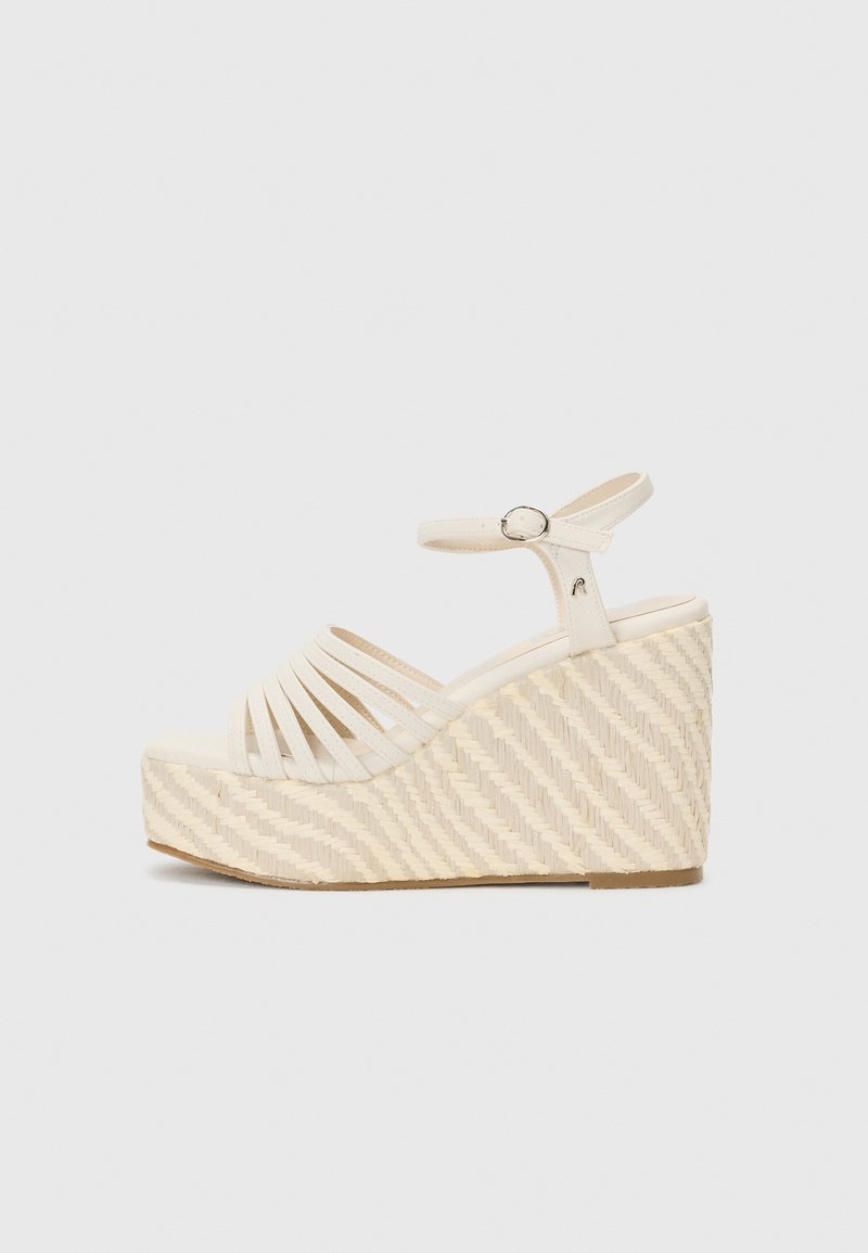 Replay NOELLE - Sandale cu platformă - ivory/alb - Zalando.ro