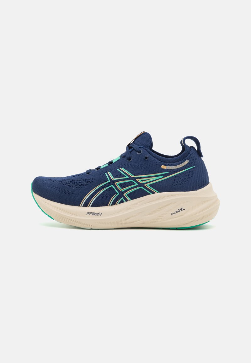 ASICS GEL-NIMBUS 26 - Neutral running shoes - blue expanse/aurora green ...