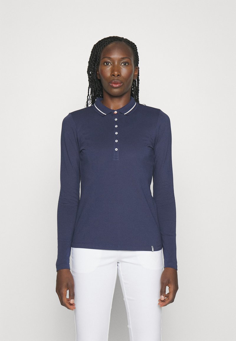 Kjus WOMEN SANNA - Long sleeved top - atlanta blue/dark blue - Zalando ...