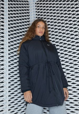 Nike Sportswear PARKA - Abrigo de invierno - black/white/negro - Zalando.es
