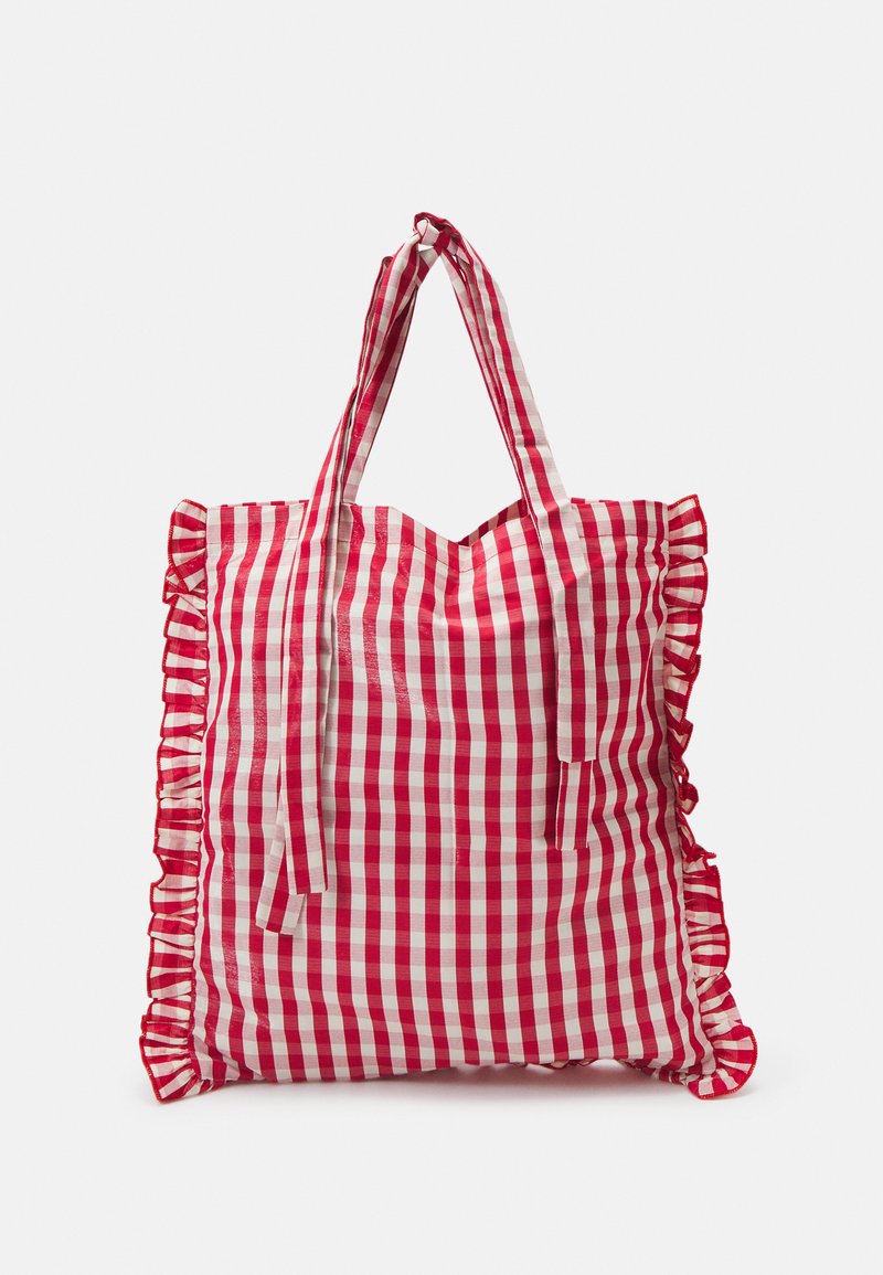 Sister Jane STABLES GINGHAM TOTE BAG - Tote bag - red - Zalando.co.uk